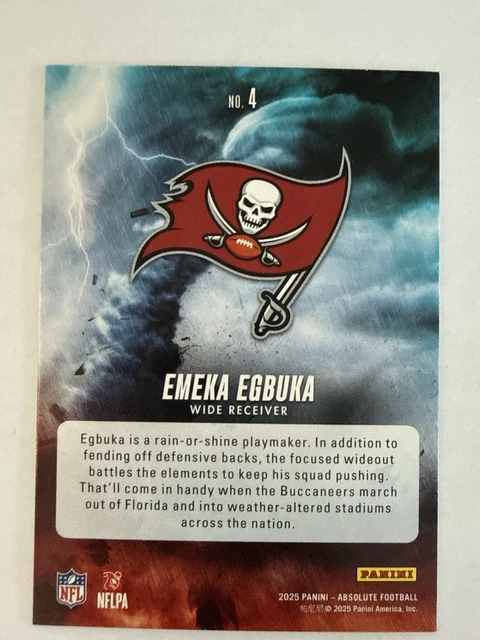 2025 PANINI ABSOLUTE - By Storm Emeka Egbuka #4 (RC) $4.15 - PicClick CA