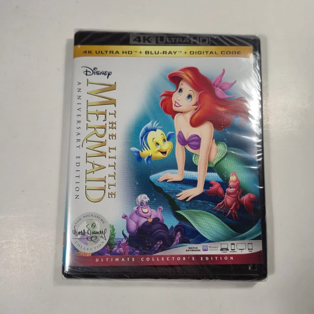 THE LITTLE MERMAID (4K UHD + Blu-ray) Ultimate Collection Edition - New ...