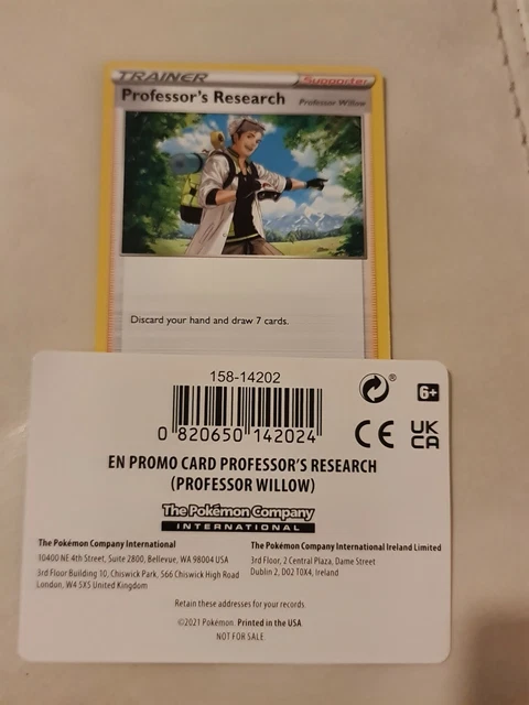 RARE POKEMON CARD - Professor Willow - pokemon go safari zone - Special ...