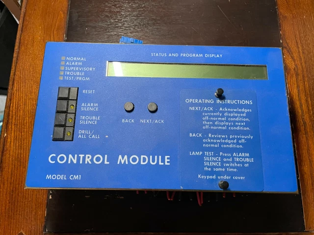 EST EDWARDS CM1 Fire Alarm Control Module for IRC-3 Control Panel EUR ...