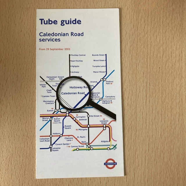LONDON. UNDERGROUND TUBE Map. (. Caledonian. Rd. 2002. ) £2.40 ...