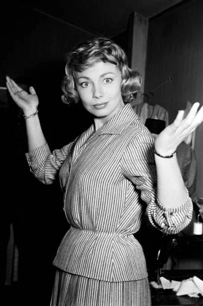 FRENCH ACTRESS DANY Robin at the set of Escale a Orly aka Danger F- Old ...