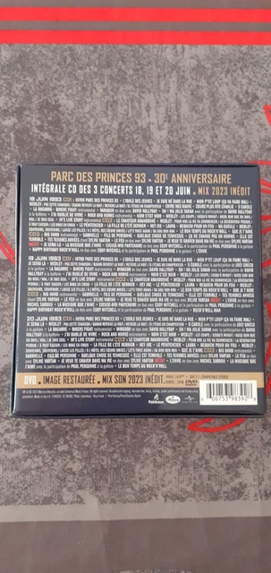 JOHNNY HALLYDAY PARC Des Princes 93 18 19 20 Juin Coffret Box 9CD ...