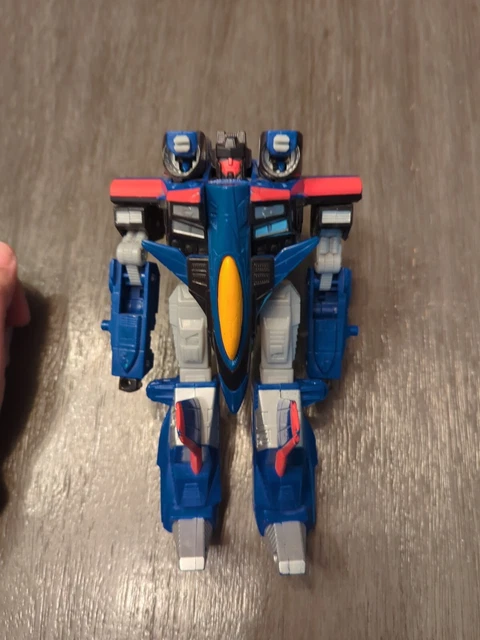 TRANSFORMERS THUNDERCRACKER BLUE Decepticons Jet Action Figure Takara ...