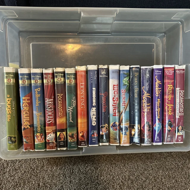 WALT DISNEY VHS Gold Collection 6 & 10 Disney Classic Kids Movies (16 ...