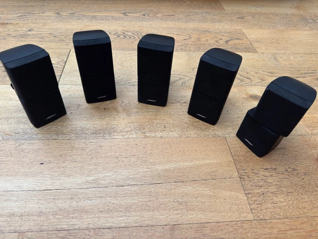 5 X BOSE Acoustimass Lifestyle Surround Sound Home Cinema Double Cube Speakers £57.03 - PicClick UK