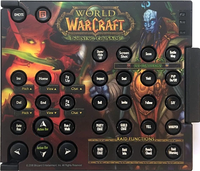 WORLD OF WARCRAFT BURNING CRUSADE Limited Edition ZBoard Gaming ...