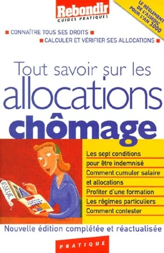 TOUT SAVOIR SUR les allocations chomage, 2000, numero 502 de Lobry EUR 25,45 - PicClick FR