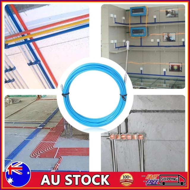 ELECTRICIAN CONDUIT DUCTING Cable Puller Wheel Pushing Rope Line Clip ...