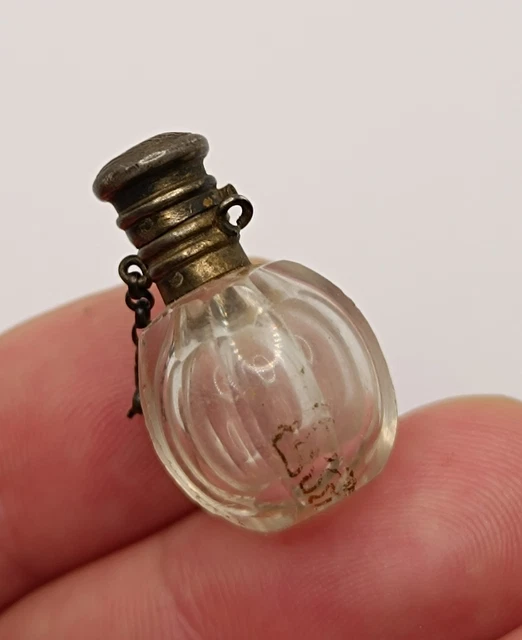 FLACON PARFUM MINIATURE argent poincon sanglier Mini perfume bottle ...