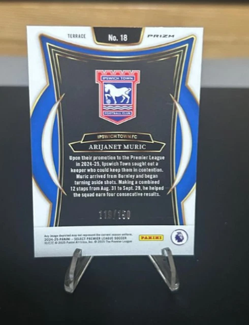 PANINI EPL SELECT 24-25 2025 Arijanet Muric Terrace Camo /150 Ipswich ...
