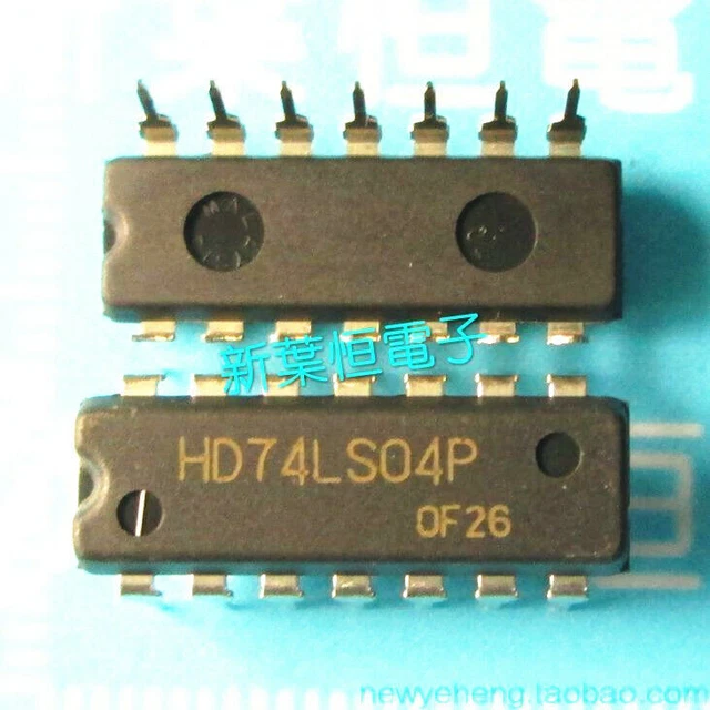 2 PZ HD74LS04P 74LS04P 74LS04P INVERTERDIP-14 br #E1 EUR 3,89 - PicClick IT