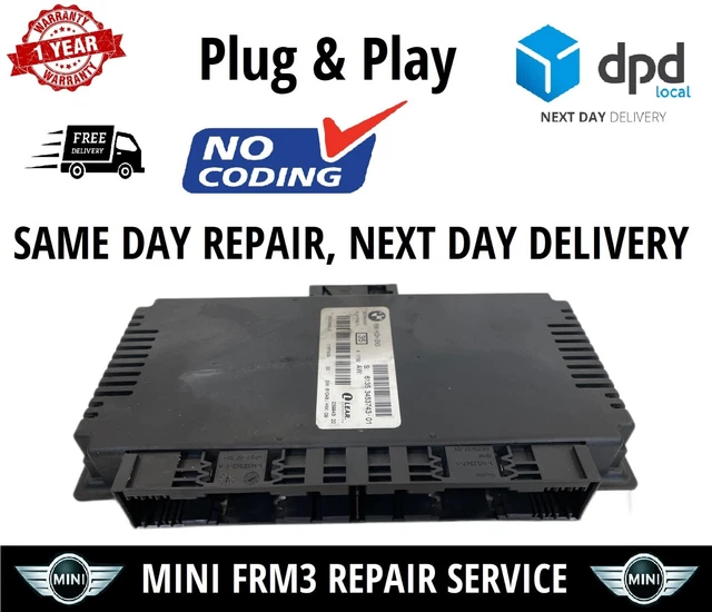 MINI FRM3 FRM3R Repair Service Footwell Module Fix Plug & Play R55 R56 ...