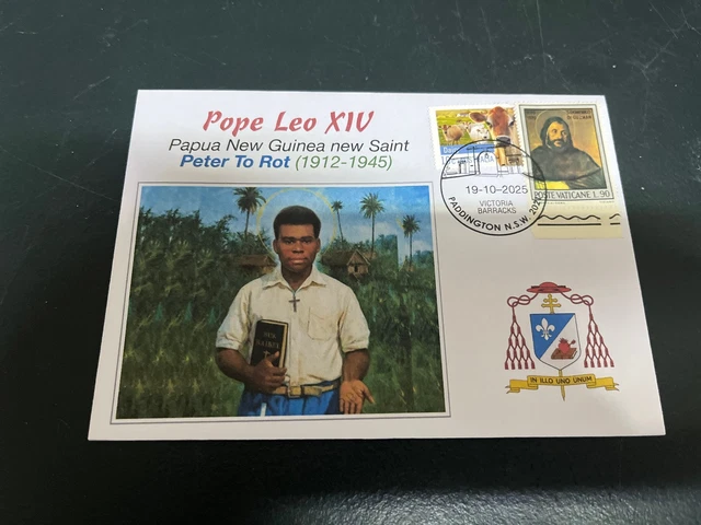 (1696) 21-10-2025 - Pope Leo XIV - Papua New Guinea 1st Saints (Peter ...