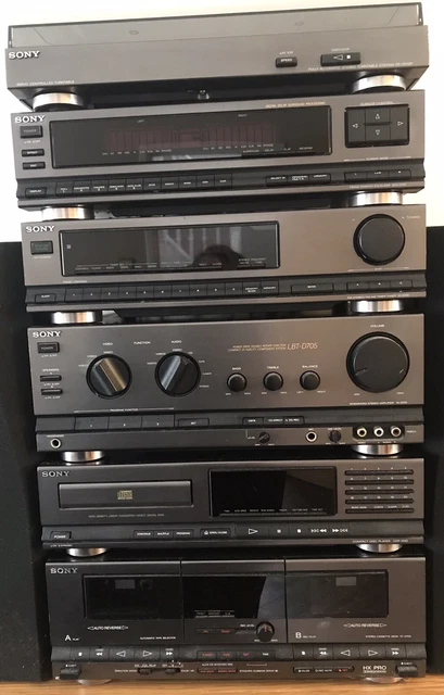SONY LBT-D705 HI-FI Rare (1991) Vintage Stereo Component System VGC £ ...