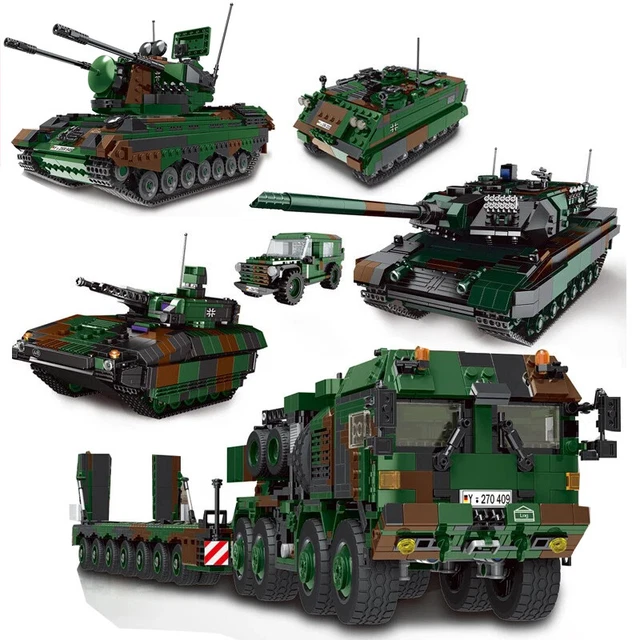WW2 TANK BUILDING Blocks Set for Kids EUR 25,19 - PicClick FR