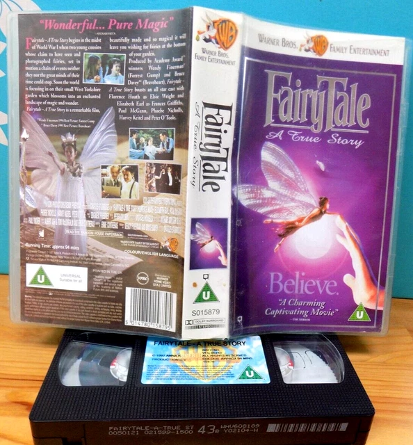 FAIRY TALE - A True Story (VHS/SUR, 1998) WARNER BROS RARE BARGAIN £1. ...