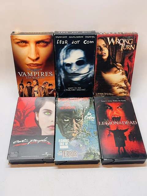 HORROR MOVIE VHS Lot 6 Films £12.41 - PicClick UK