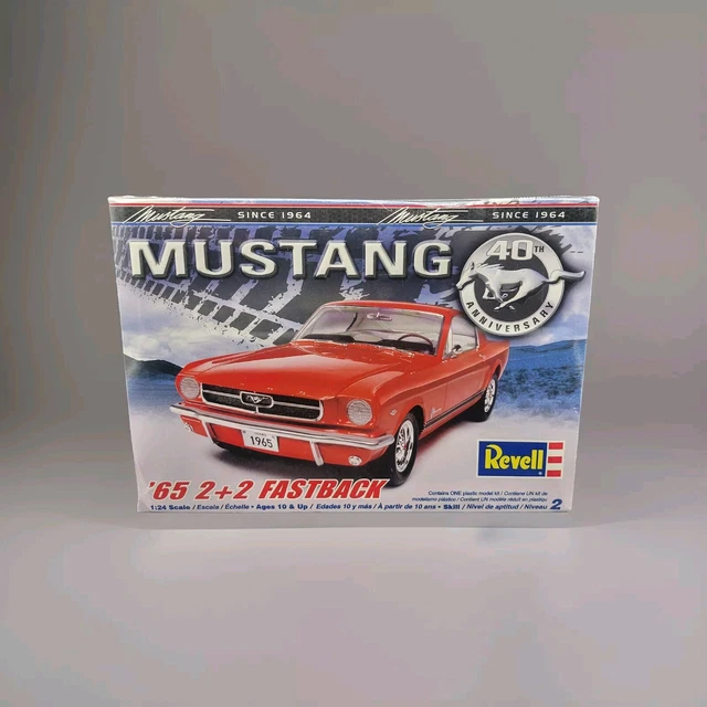 1:24 REVELL '65 Ford Mustang 2+2 Fastback Model Kit Verschweißt ...