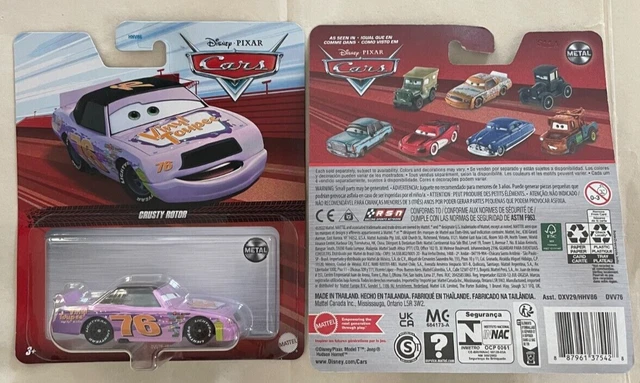 DISNEY PIXAR CARS Crusty Rotor Vinyl Toupee Racer 2023 Diecast NEW Red ...