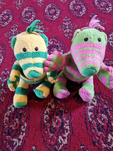 ORIGINAL VINTAGE FIMBLES Plushies Toys Baby Pom And Fimbo £6.50 ...