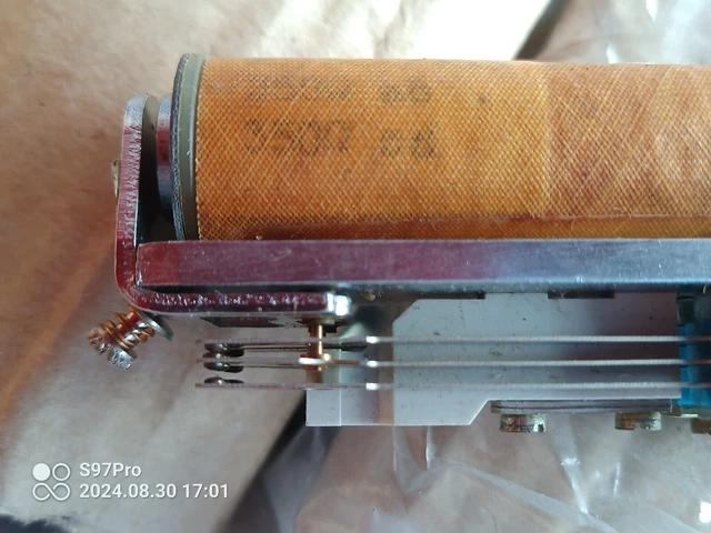 GPO STROWGER EXCHANGE TWO OFF TYPE 600 RELAYS with 2 x 350 Ohm 2 C/O ...