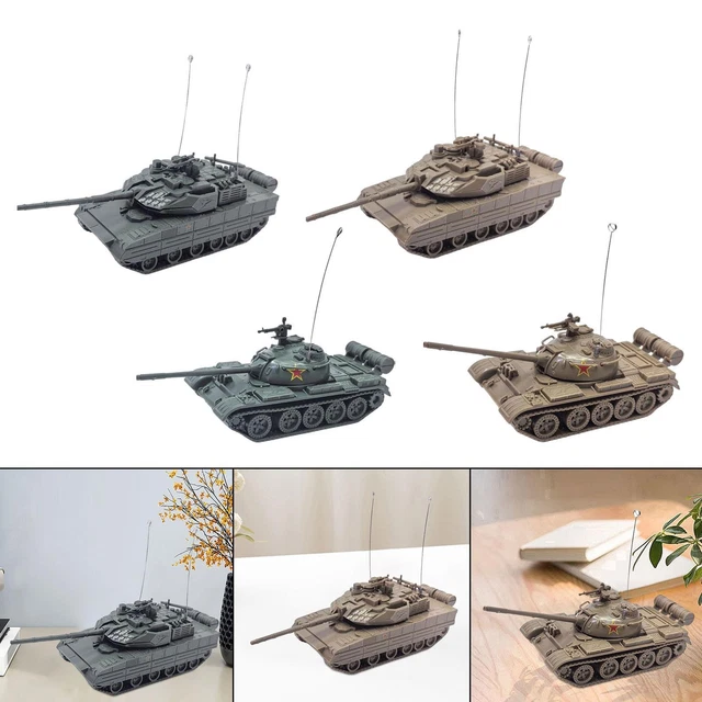 1:72 SCALE TANK Model Tracked Crawler Chariot Tank Playset 4D Armored ...