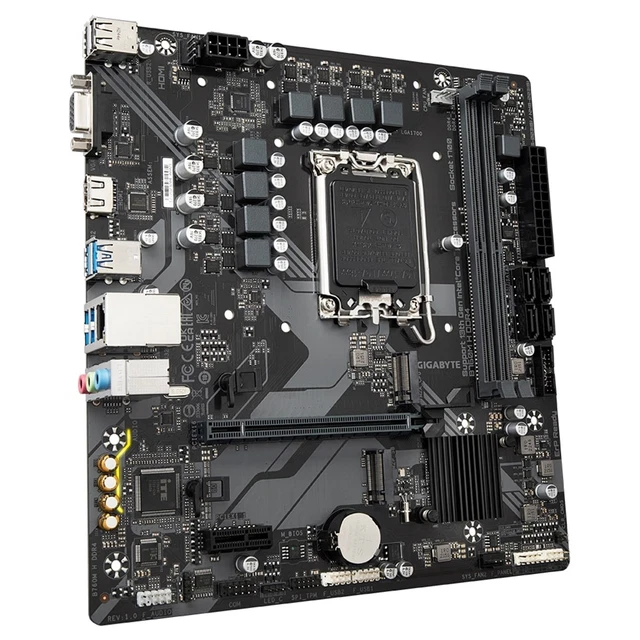 GIGABYTE B760M H DDR4 Micro-ATX Motherboard Intel LGA1700 Socket £93.13 ...