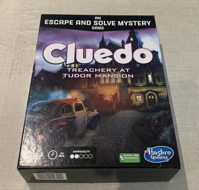 CLUEDO TREACHERY AT Tudor Mansion Escape Room gioco da tavolo di Hasbro ...