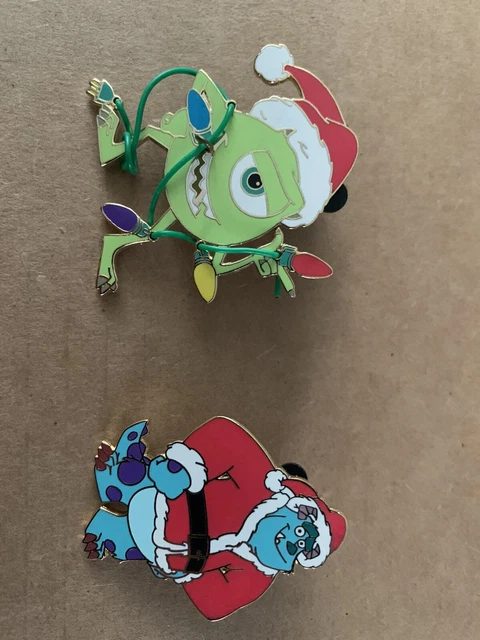 DISNEY PIXAR MIKE Wazowski & Sully 2004 Holiday Lights Christmas ...