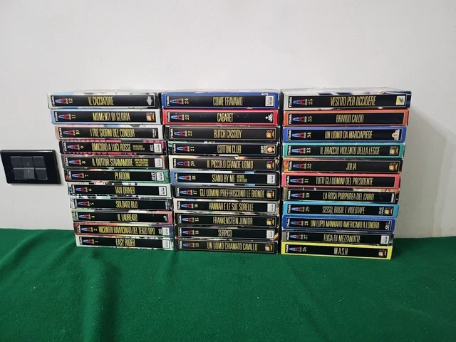 LOTTO 33VIDEOCASSETTE VHS L'unità EUR 35,00 - PicClick IT
