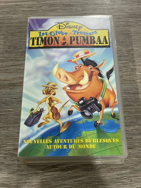 DISNEY LES GLOBE Trotters Timon et Pumbaa VHS Cassette £10.40 - PicClick UK
