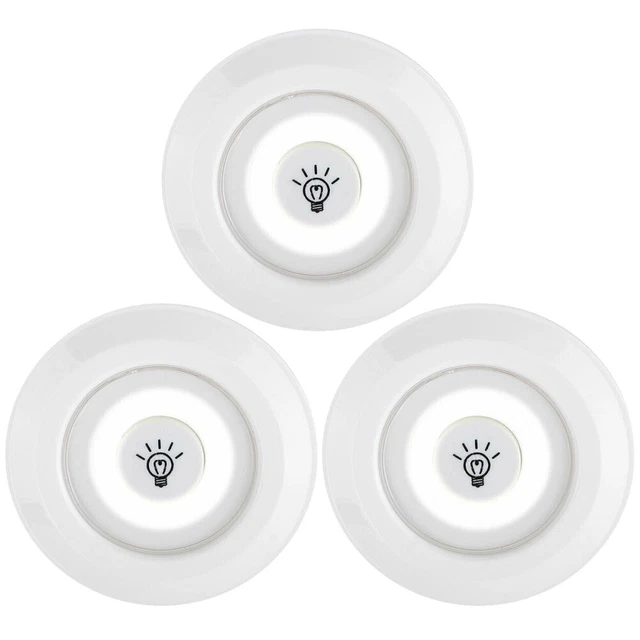 LED TAP LIGHT Tap Wardrobe Light Touch Sensor Light Timing Wall Lamp £ ...