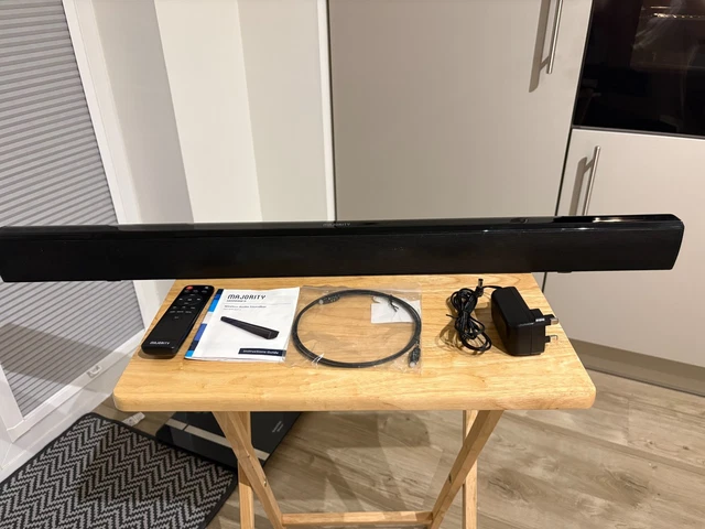 MAJORITY SKIDDAW II 120W Slim Bluetooth Soundbar – Optical / AUX Remote ...