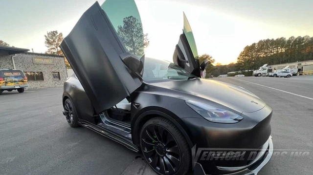 TESLA MODEL Y 2020-2023 Direct Bolt on Vertical Doors Inc kit lambo ...