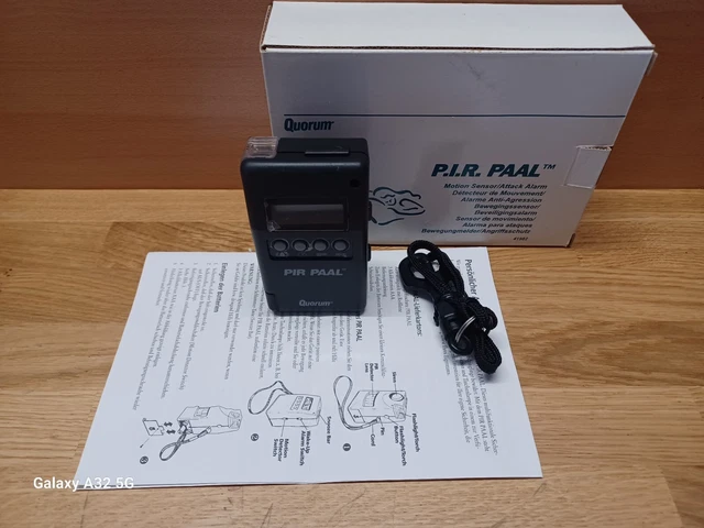 QUORUM PIR PAAL Motion Sensor Attack Alarm,Bewegungmelder EUR 1,00 ...