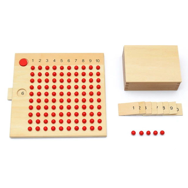MONTESSORI MATHEMATICS MATHS Bead Board - Multiplication Division ...