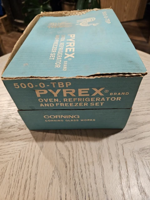 BOXES VTG PYREX Amish Butterprint Refrigerator Set 501 502 503 + Lids ...