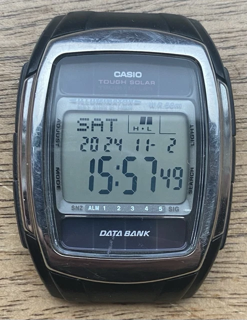 VINTAGE CASIO DATA Bank DB-E30 Digital Watch. £14.99 - PicClick UK