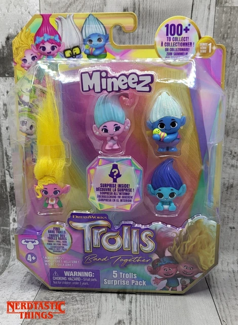 MOOSE DREAMWORKS TROLLS Band Together Mineez 5er Surprise Pack Neu OVP ...