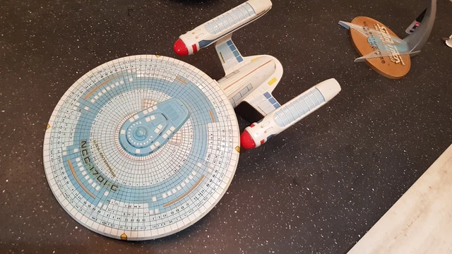 AMT ERTL STAR Trek USS Enterprise NCC-1701-C model kit made and painted ...