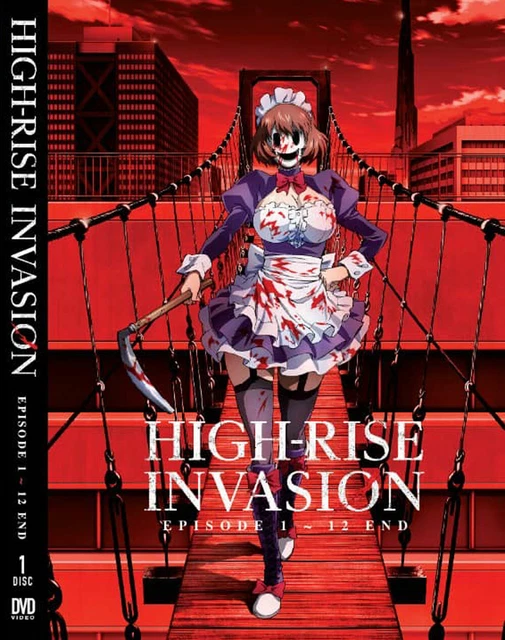 DVD ANIME HIGH-RISE INVASION COMPLETE TV SERIES Vol.1-12 End ENGLISH ...