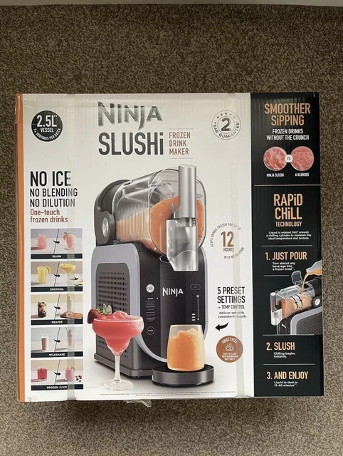 NINJA SLUSHI FROZEN Drink Maker FS301UK Slushy Slush Machine Spedizione ...