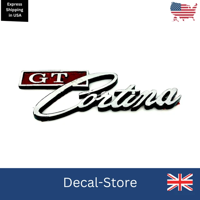 FORD GT CORTINA MK1 MK2 Rear Badge Emblem £53.69 - PicClick UK