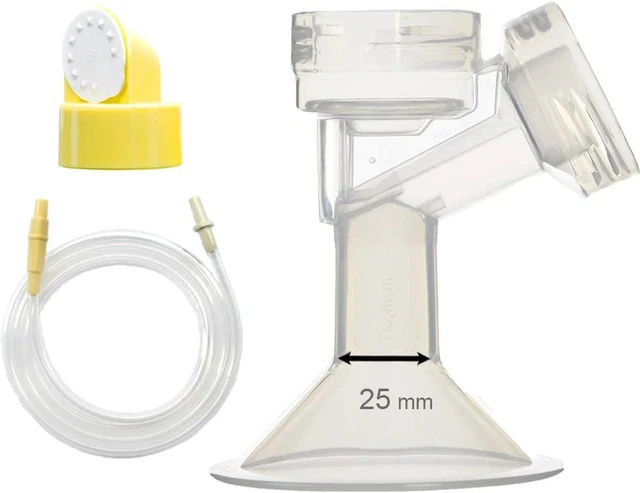 TUBING AND BREAST Pump Kit Includes 25mm Breastshield Valve Membrane ...