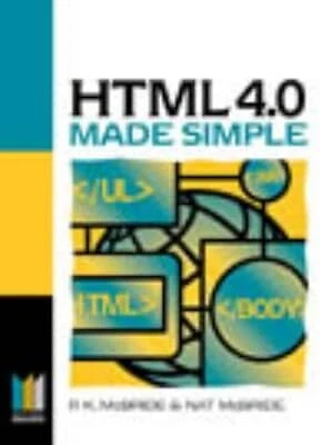 HTML 4.0 MADE Simple (Made Simple Computer), Mcbride, P K & McBride ...