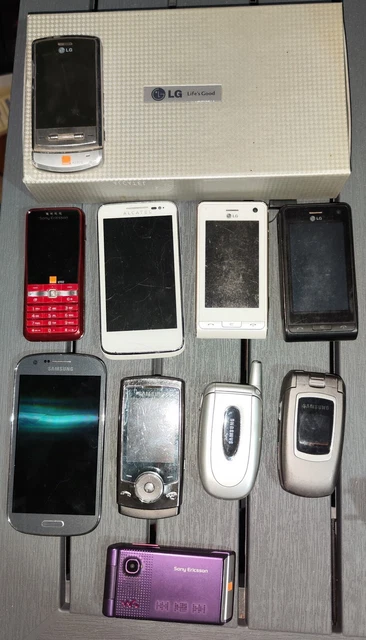 LOT DE 10 Téléphones Portables Vendus Dans L'état EUR 60,00 - PicClick FR