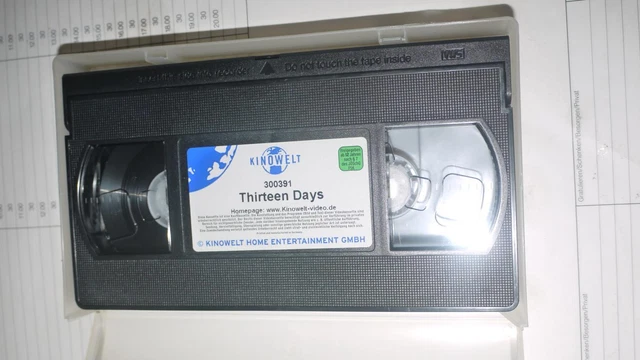 THIRTEEN DAYS VHS VIDEO Kassette Kevin Costner EUR 1,00 - PicClick DE