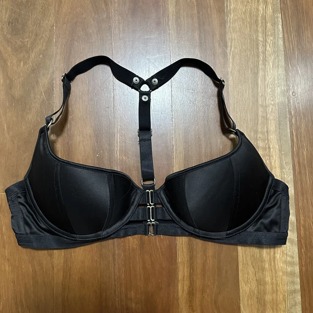 HONEY BLACK BRA HARNESS BONDAGE BOUDOIR Size 12DD £40.25 - PicClick UK