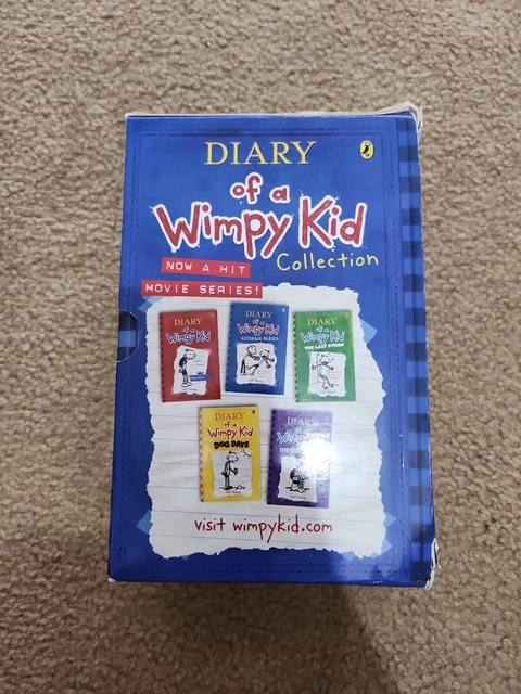 DIARY OF A WIMPY KID Jeff Kinney Bulk Book Bundle X 5 Collection Set ...